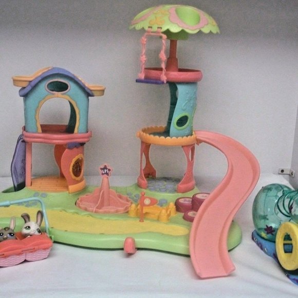 Toys | Littlest Pet Shop Whirl Around Playground Playset More | Poshmark
